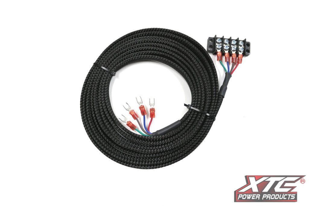 11' Wire Harness with 4 Wire Terminal Strip - XTC Power Products