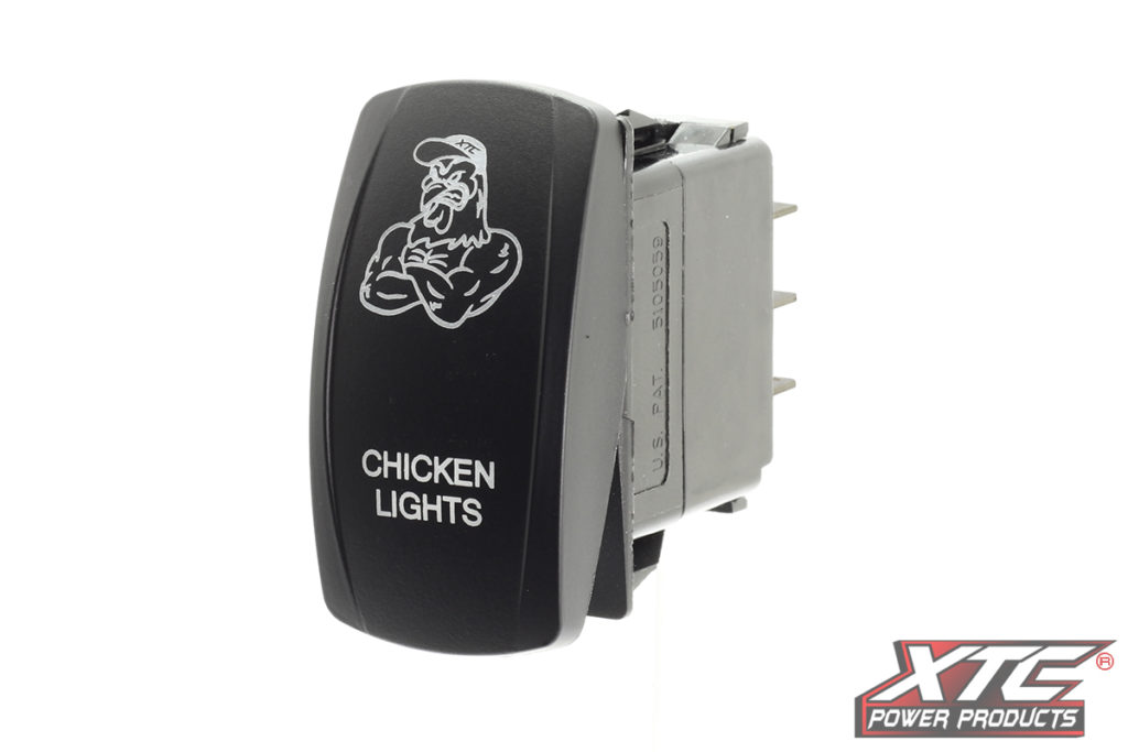 Chicken Lights Rocker Switch - XTC Power Products